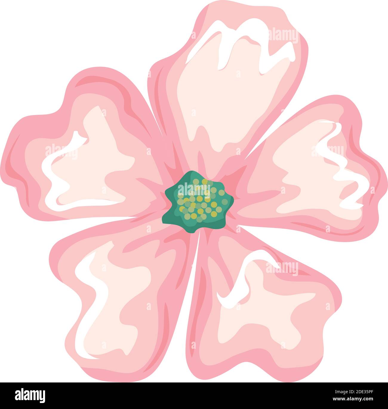 flower pink painting vector design Stock Vector Image & Art - Alamy