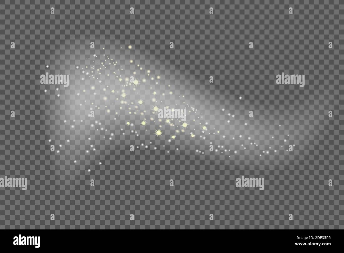Sparkling magical stardust particles.Explosion in the universe Stock ...