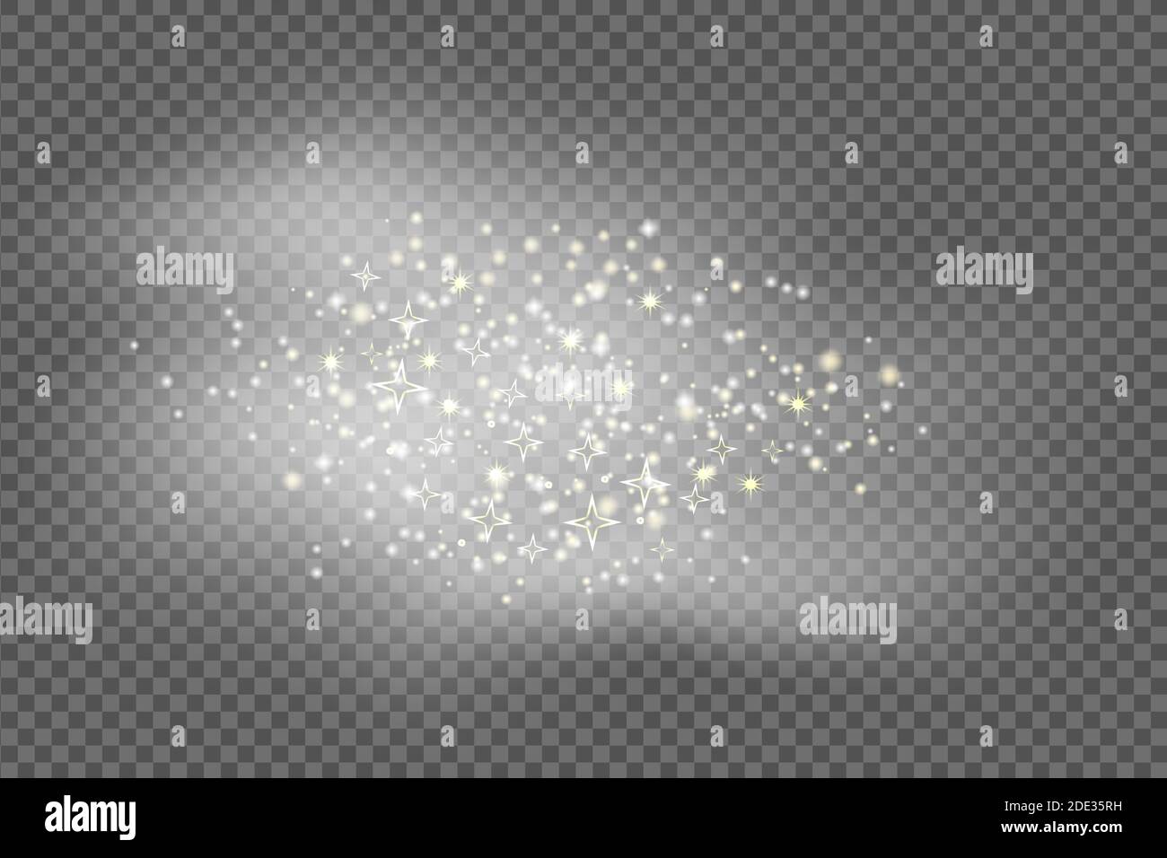 Sparkling magical stardust particles.Explosion in the universe Stock ...