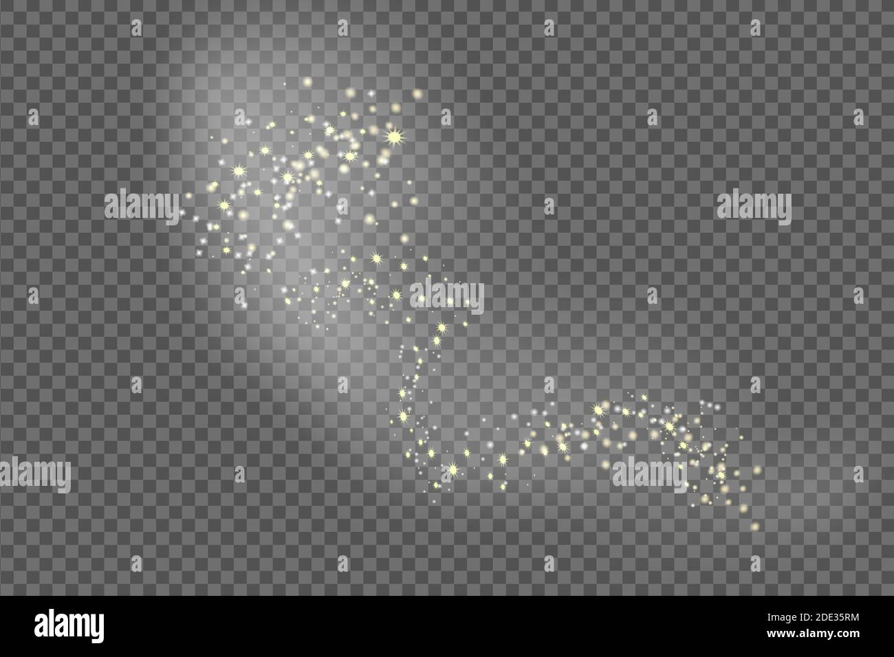 Sparkling magical stardust particles.Explosion in the universe Stock ...