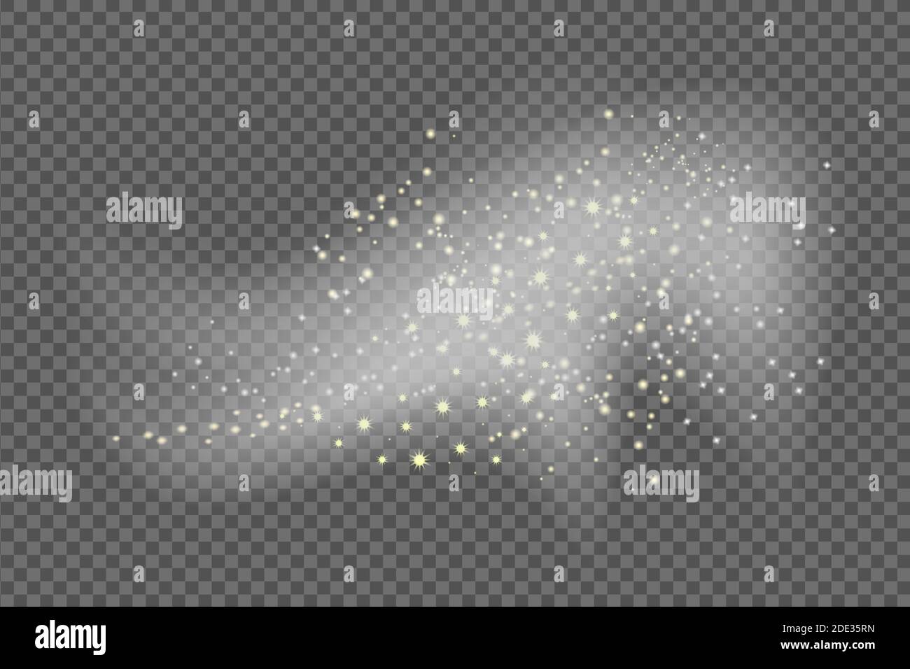 Sparkling magical stardust particles.Explosion in the universe Stock ...