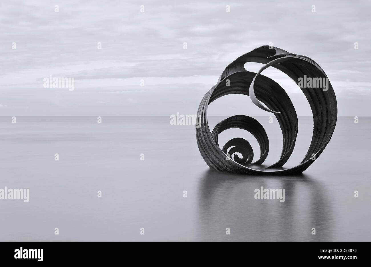 Mary's Shell artwork by Stephen Broadbent on the beach at Cleveleys is ...