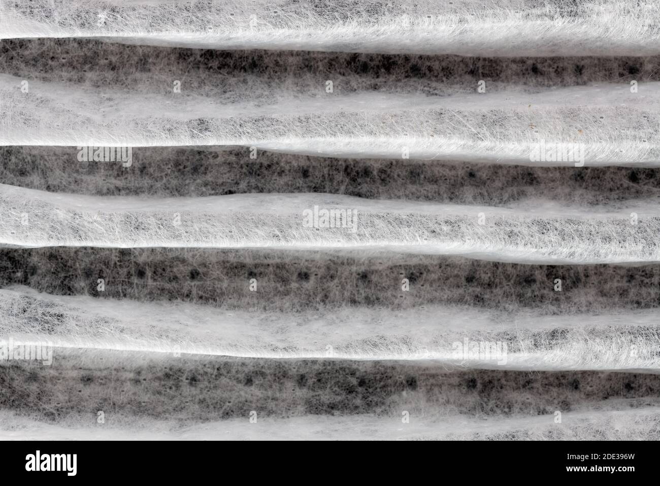 Close up pattern of a clean air furnace or air conditioning filter ...