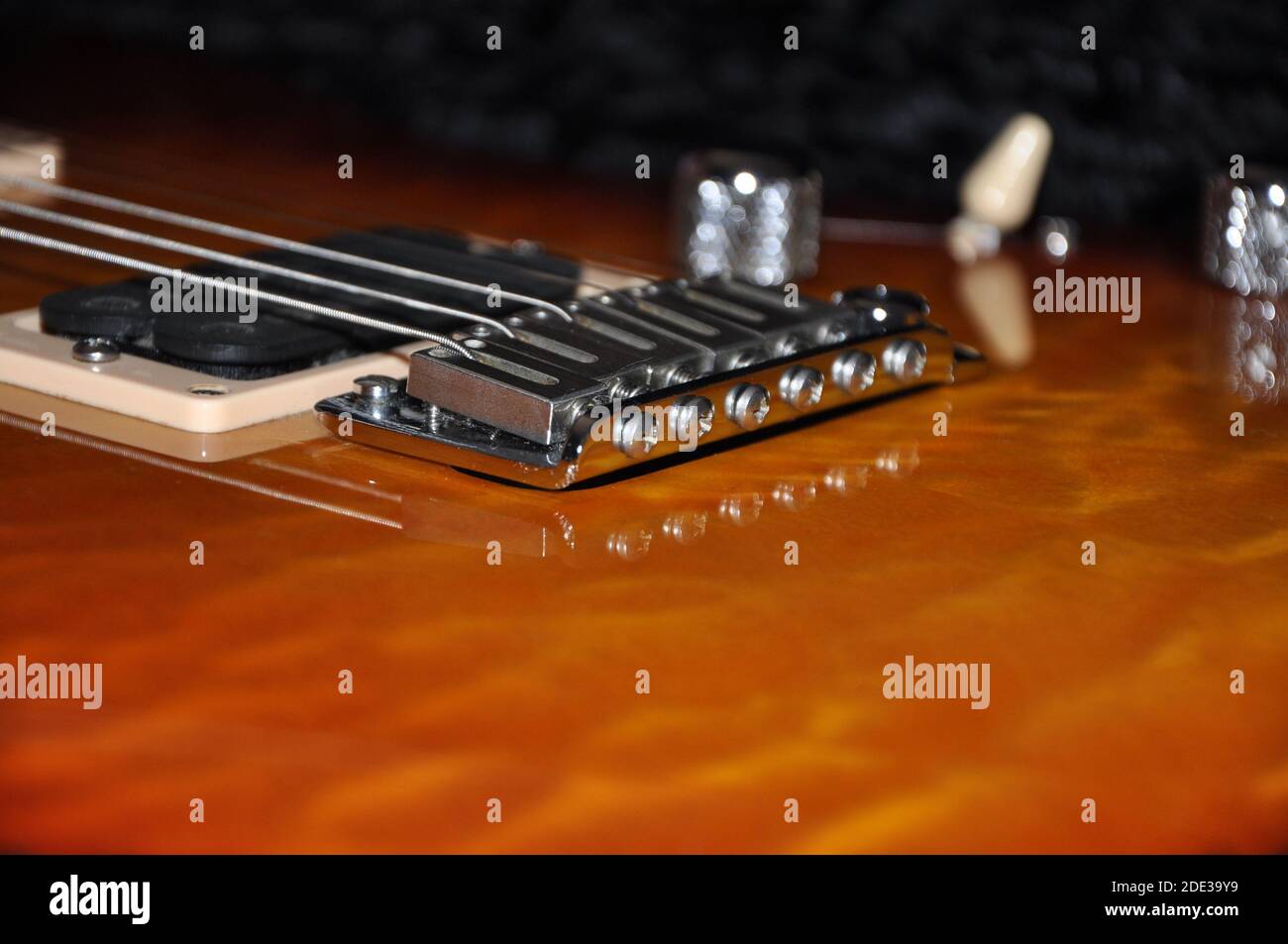 Quilted maple cherry on mahogany rosewood electric guitar , cherry ...