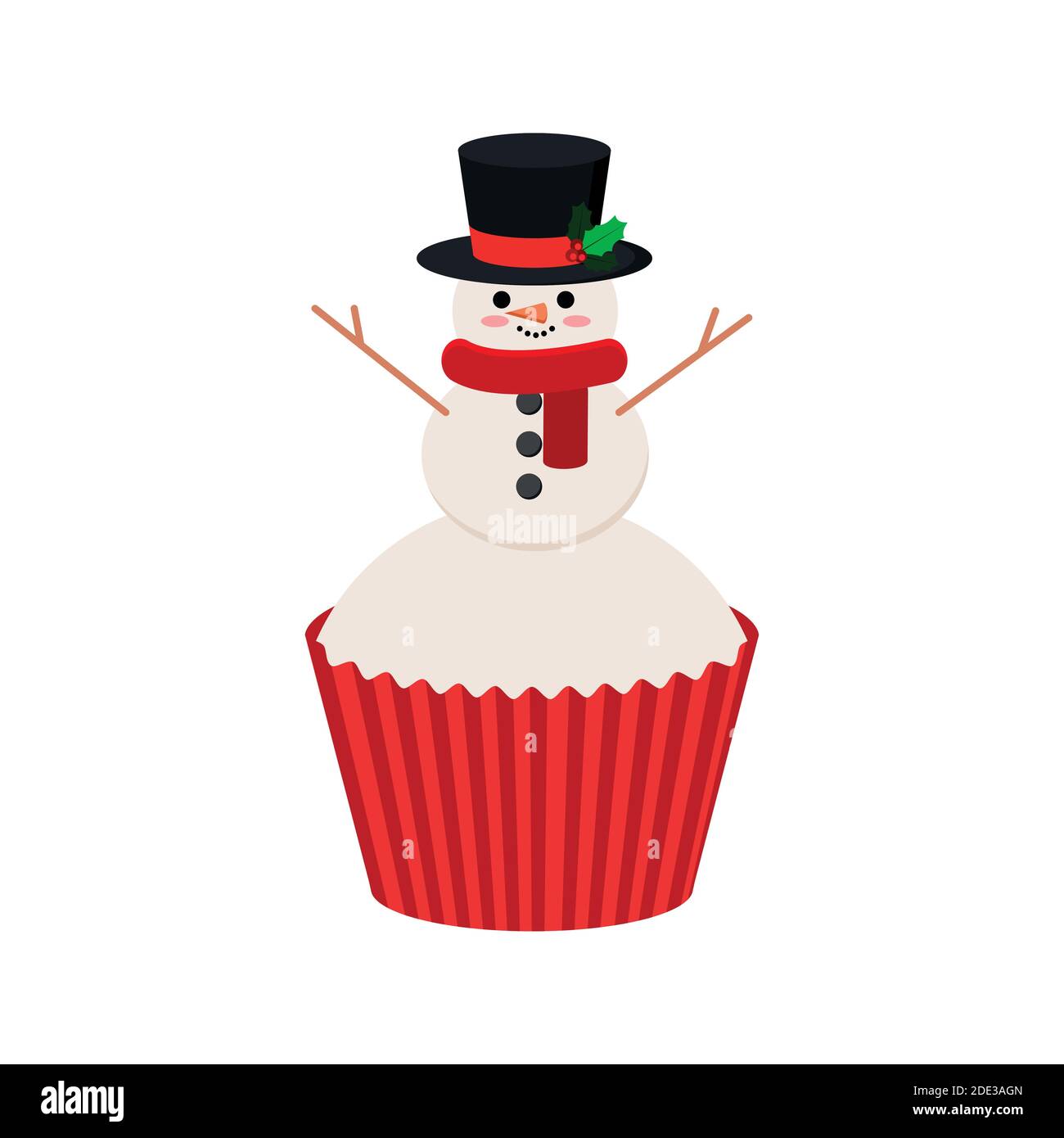 Christmas Cupcakes Clipart