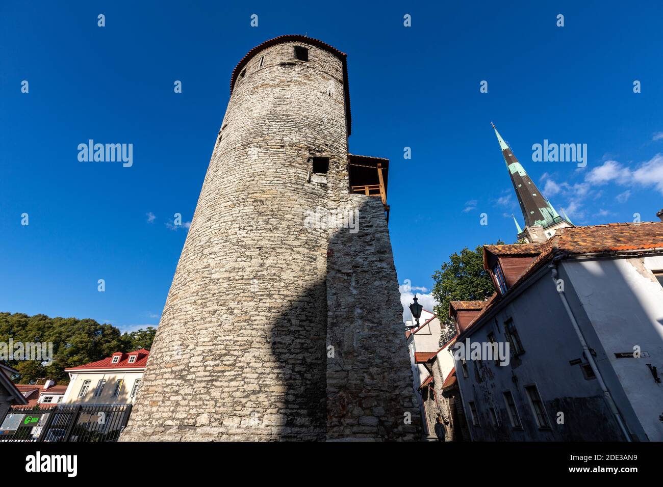 Plate Tower, Walls of Tallinn, Tallinn, Estonia Stock Photo - Alamy