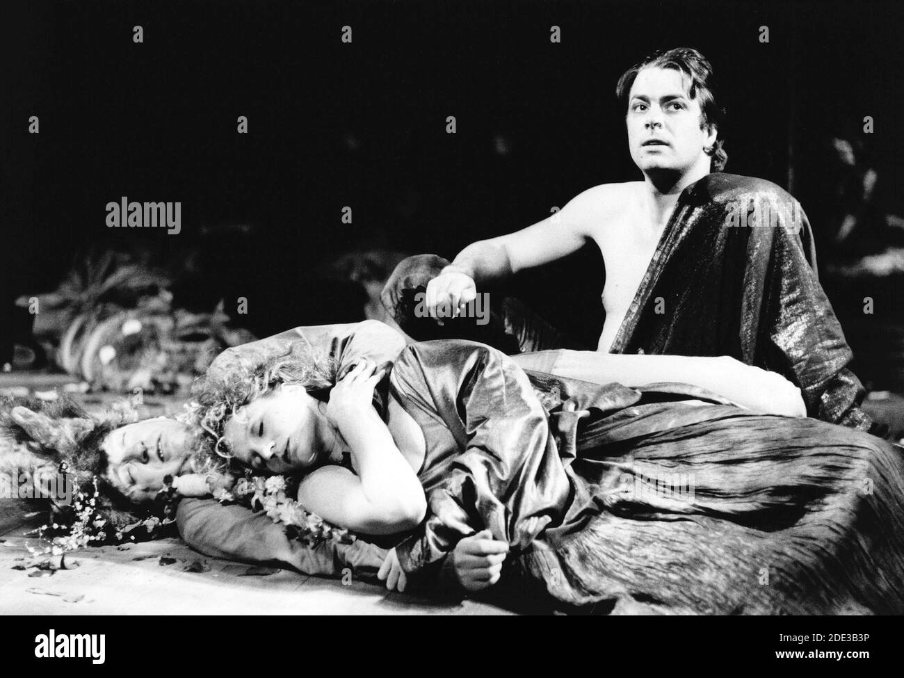 l-r: Philip Jackson (Nick Bottom, The Weaver), Penny Downie (Titania ...