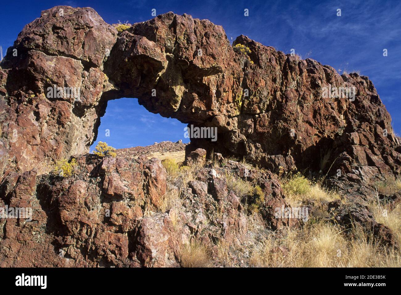 Natural Arch, Succor Creek State Park, Oregon Stock Photo - Alamy