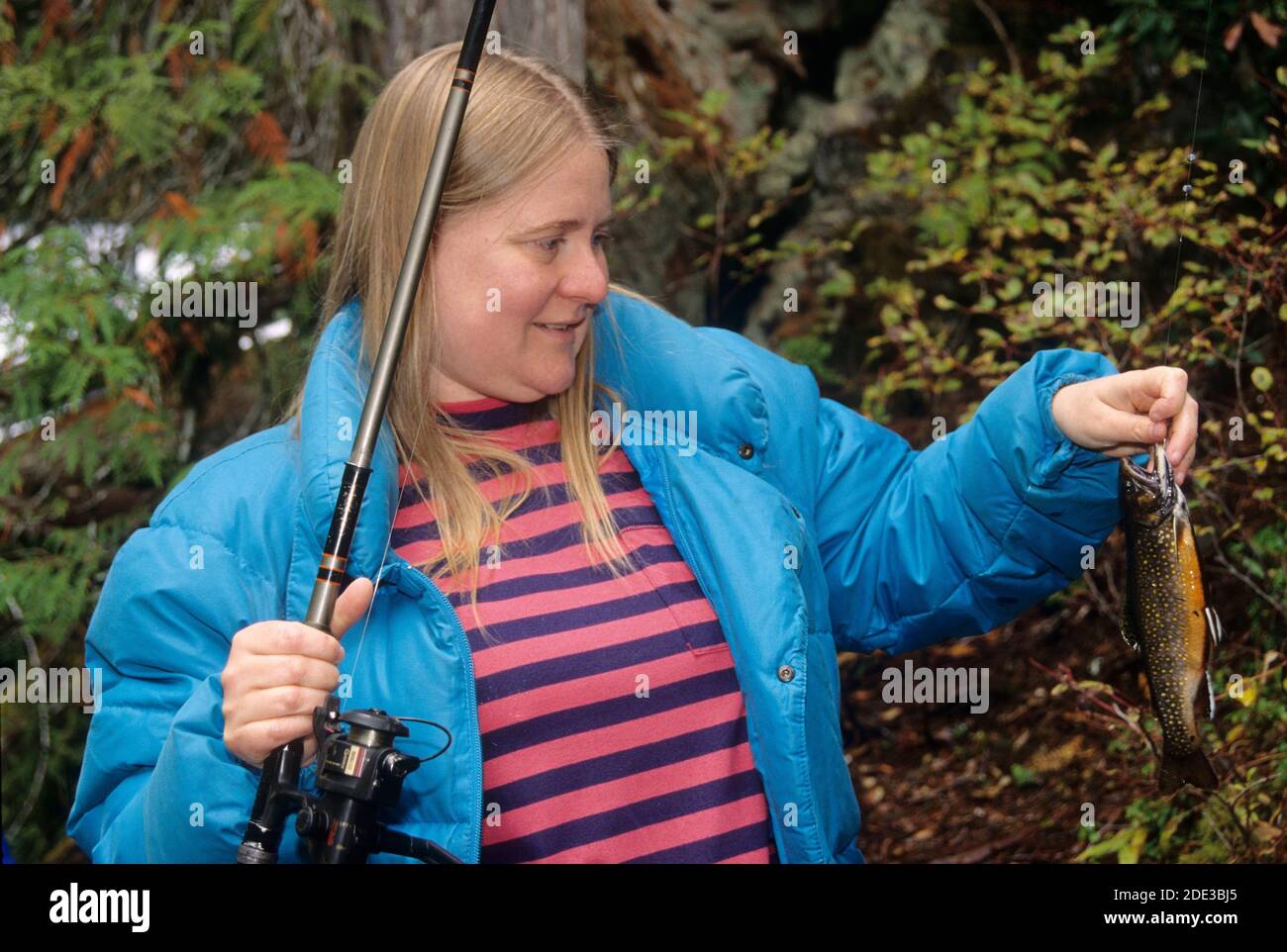 Fishing upper McKenzie River, McKenzie Wild and Scenic River ...