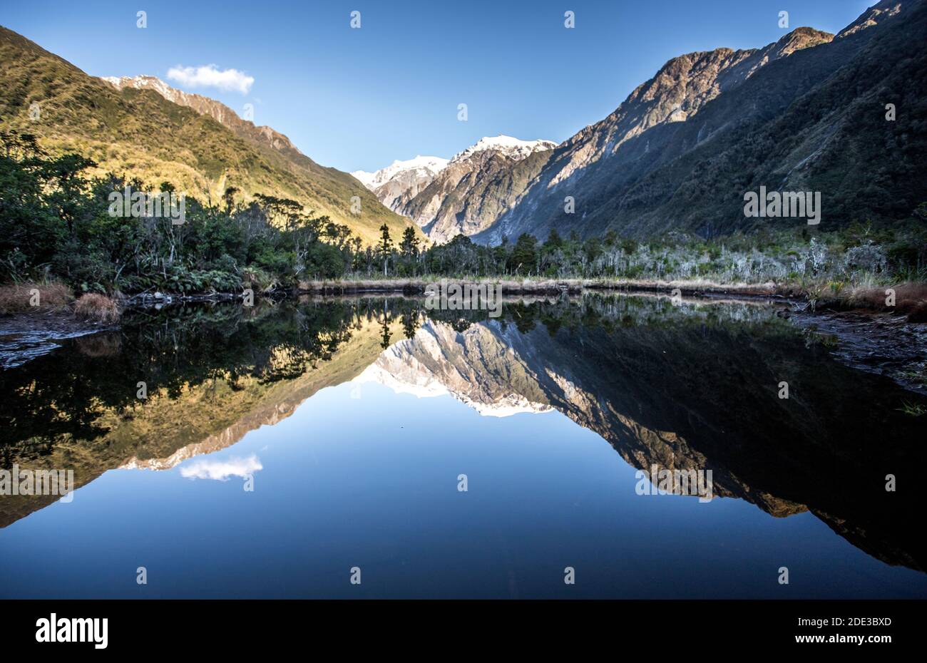 Lake Matheson providing stunning reflections of New Zealand's highest ...