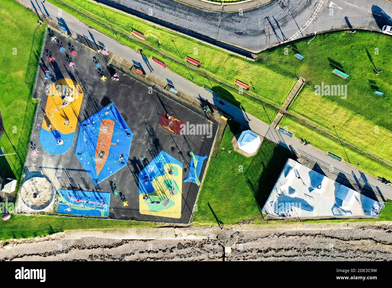 Playpark aerial hi-res stock photography and images - Alamy