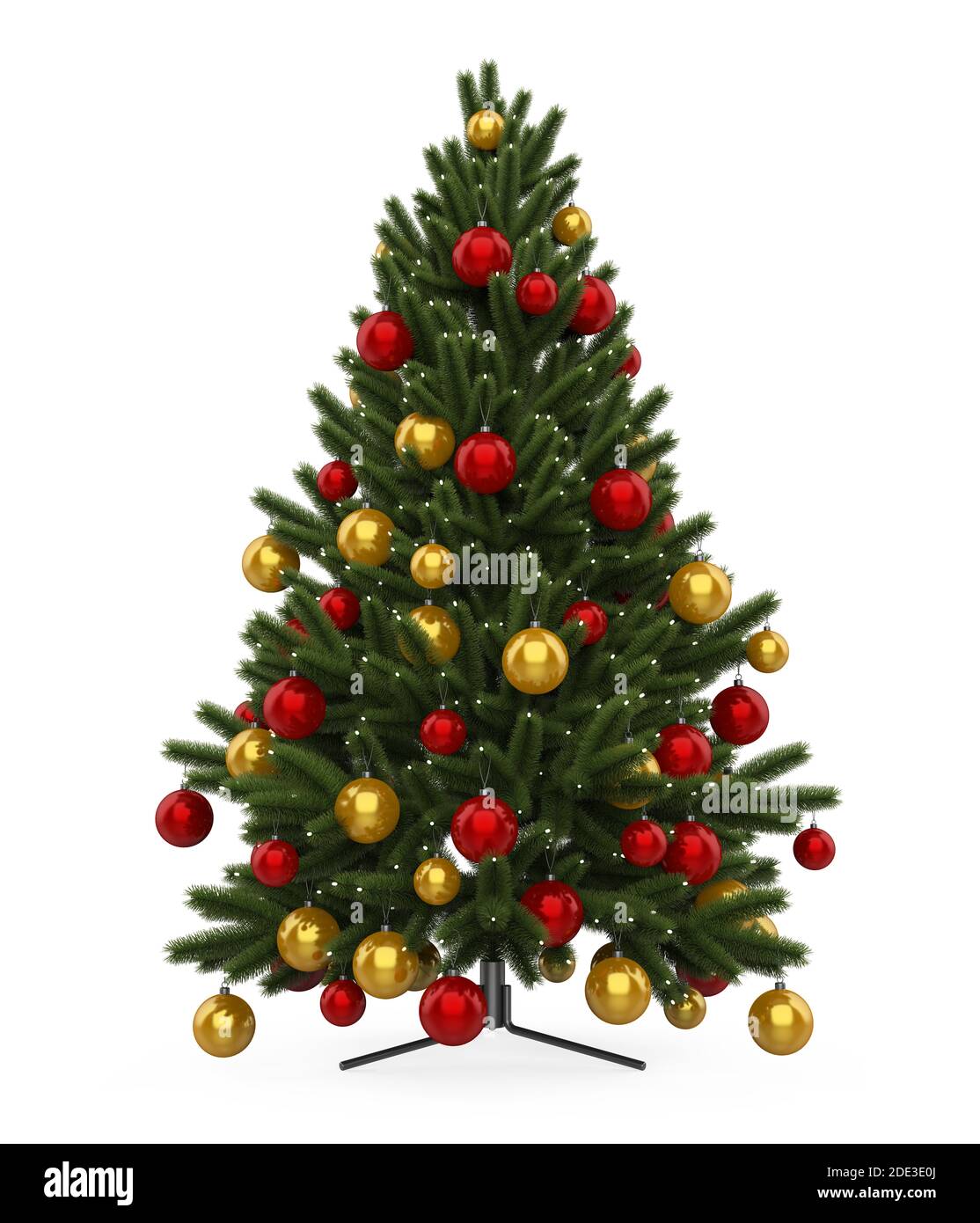 Christmas Tree Isolated Stock Photo - Alamy