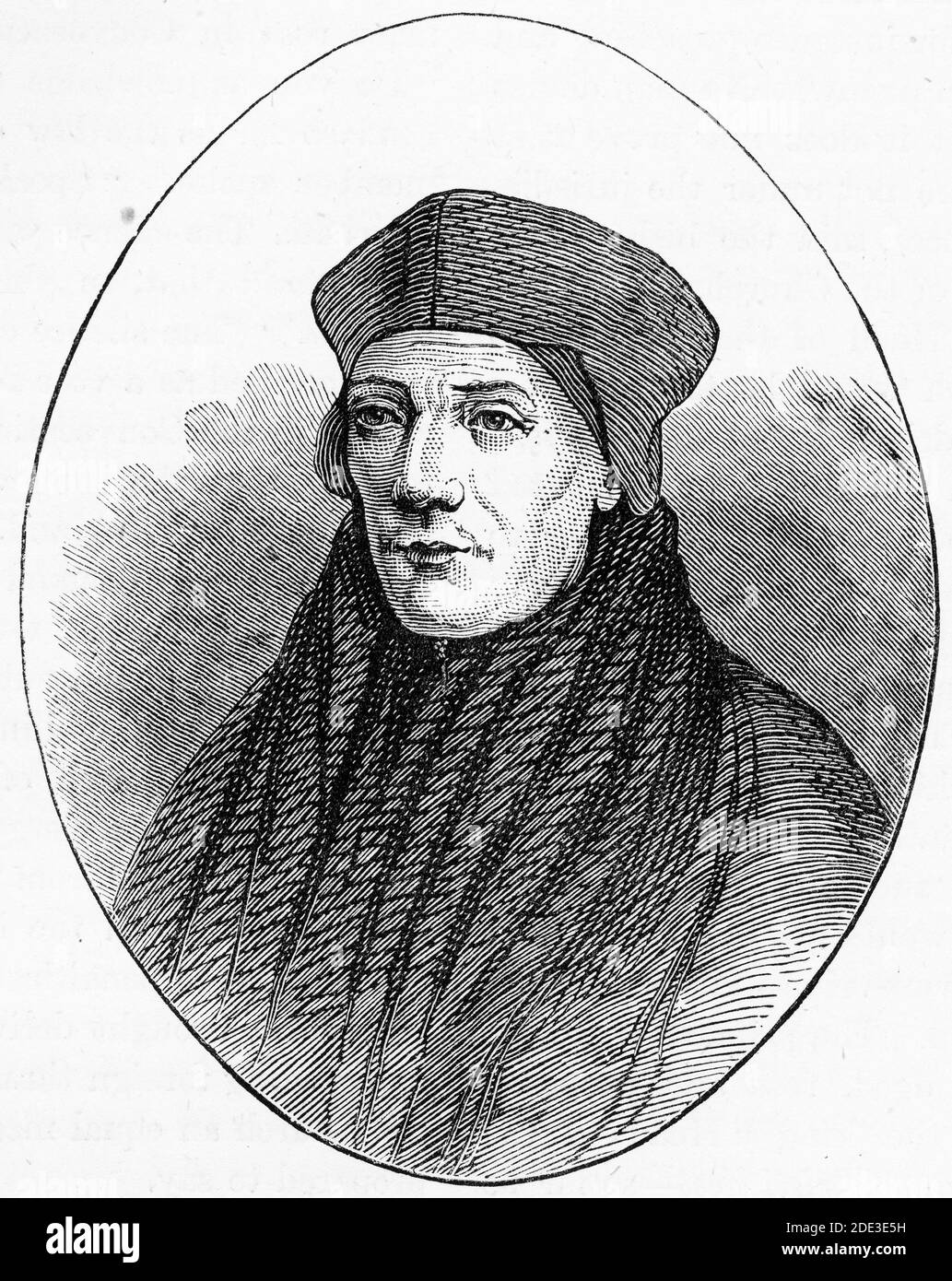 Engraving of John Fisher (c. 1469 – 1535), English Catholic bishop ...