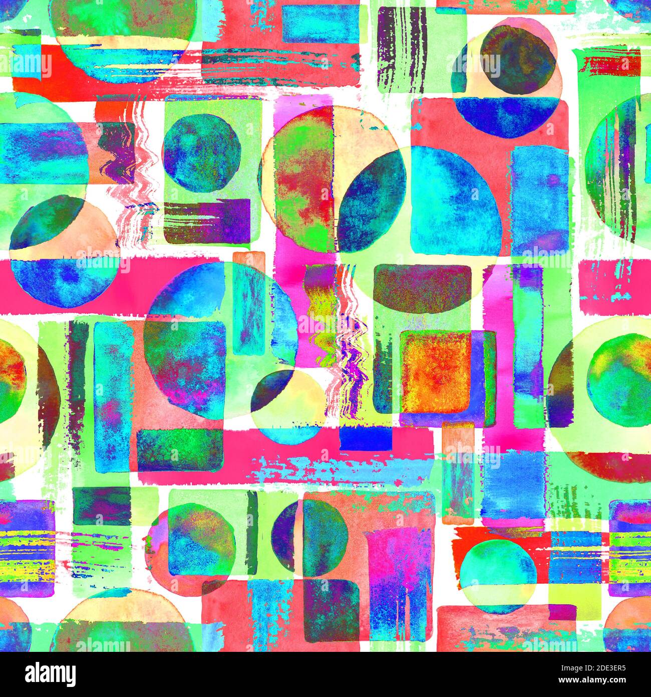 Contemporary Art Seamless Pattern Background Abstract Grunge Geometric