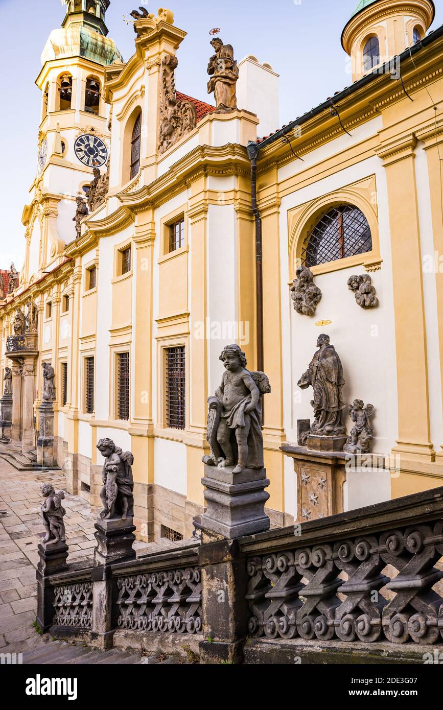 Prague, Czech republic - September 19, 2020. Palace of Loreta at ...