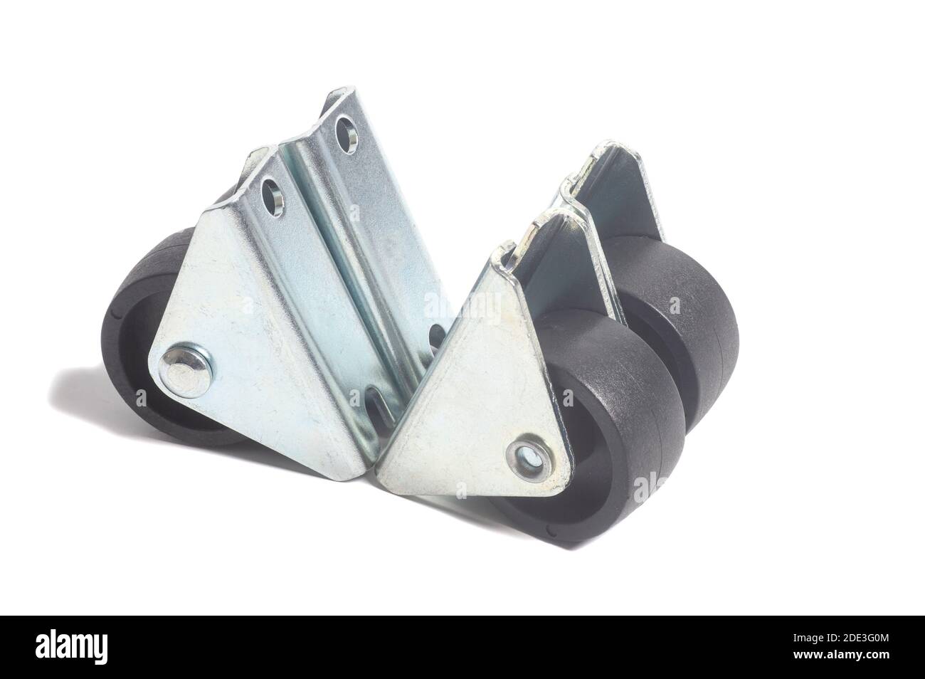 Office Chair Caster Wheels Roller isolated on white background Stock ...
