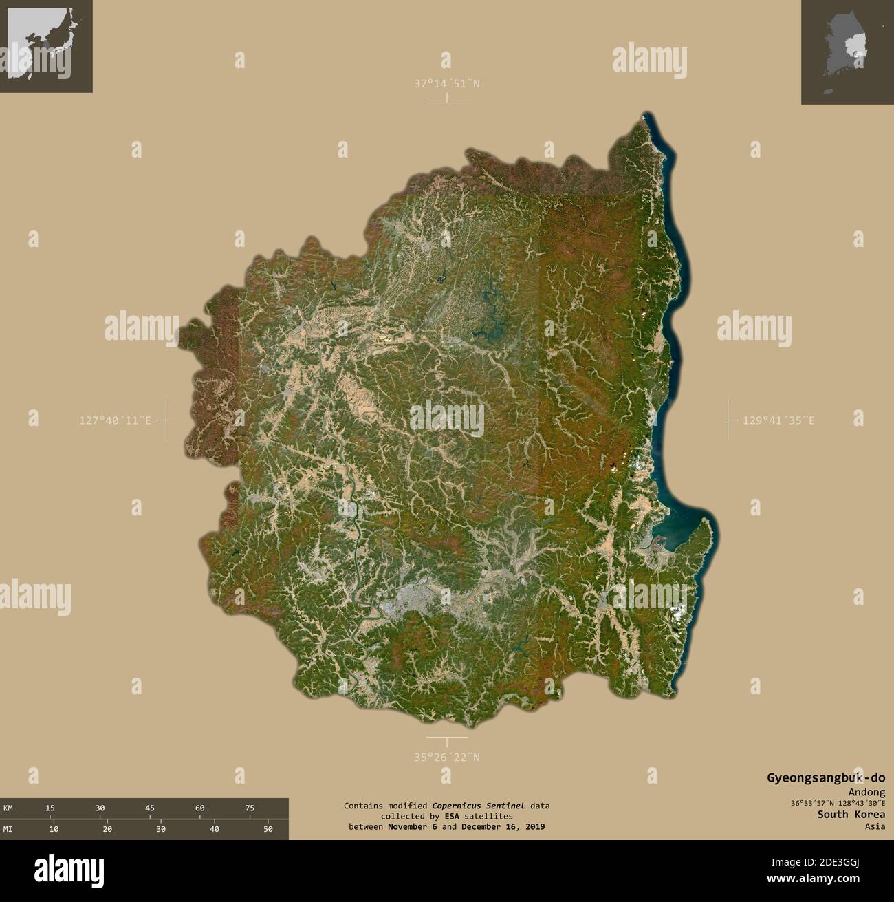 Gyeongsangbuk do map hi-res stock photography and images - Alamy