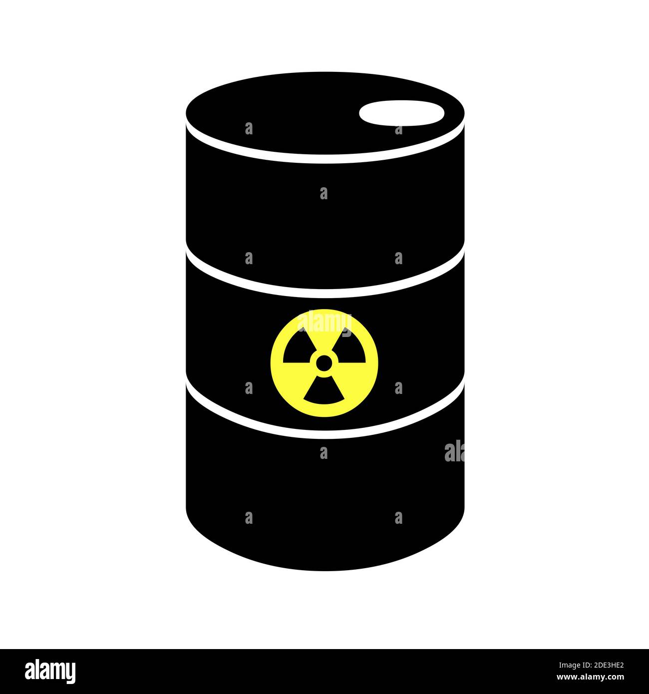 Radioactive waste icon symbol Stock Photo - Alamy
