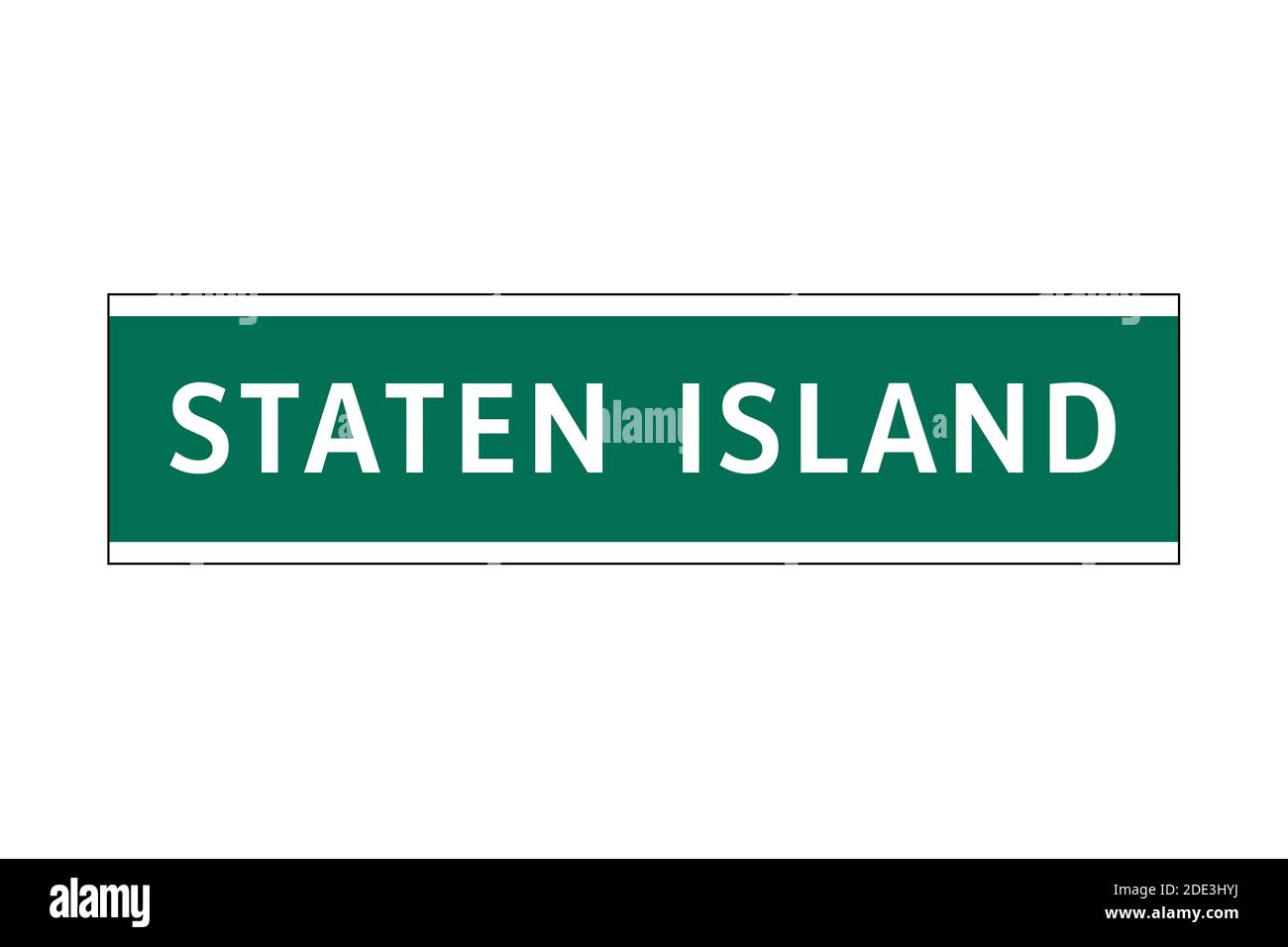 Staten island sign in New York city Stock Photo - Alamy