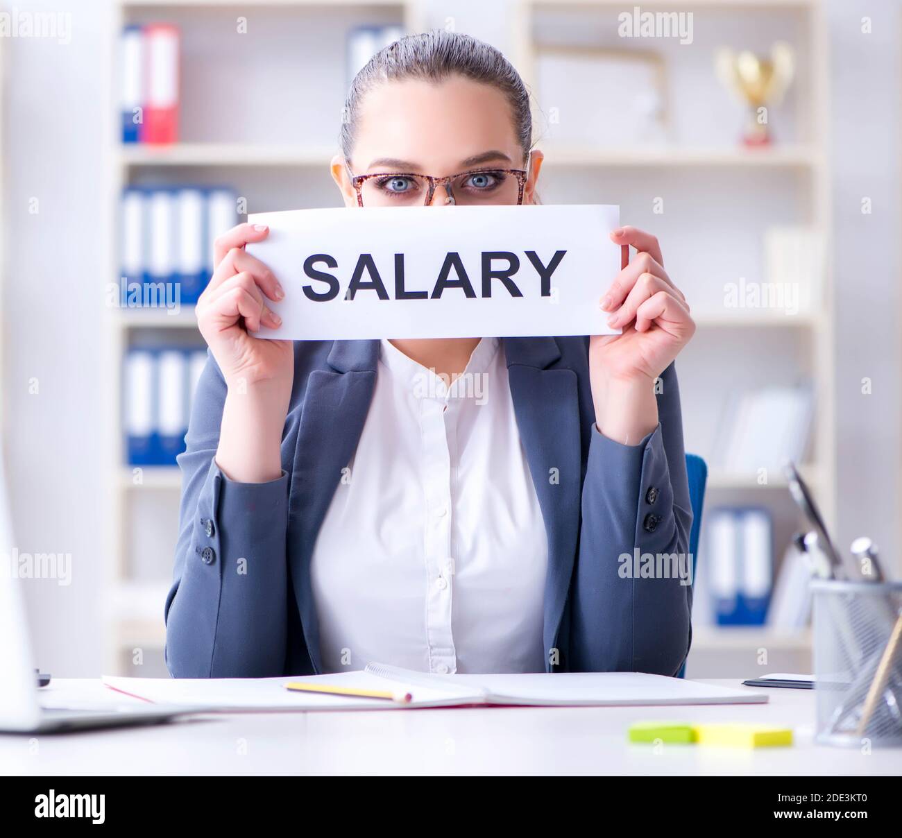 The businesswoman hiring new employees in office Stock Photo - Alamy