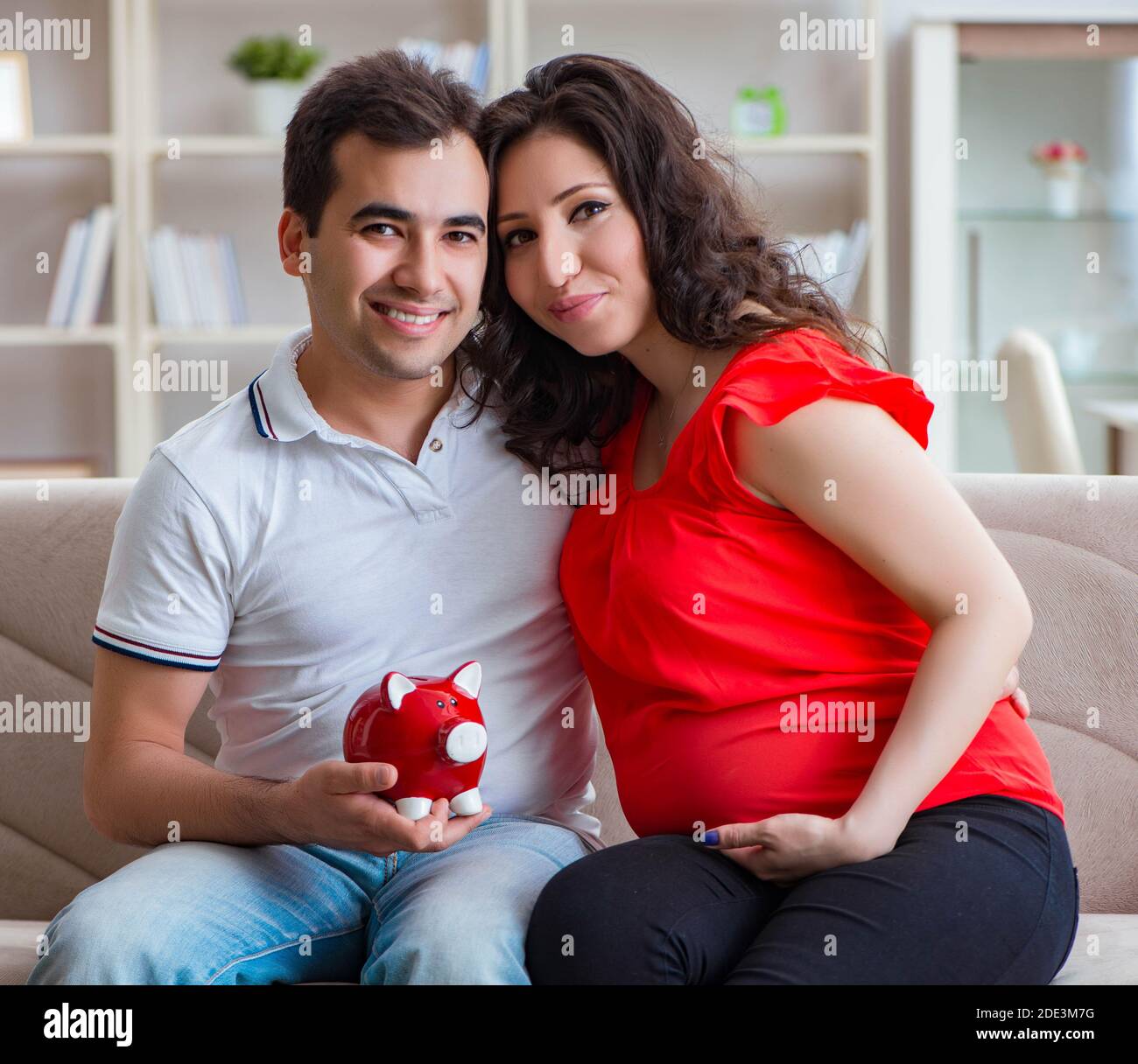 The young couple family expecting a baby Stock Photo - Alamy