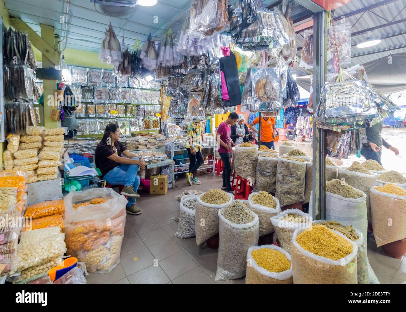 Different items sold at a local market in Kota Kinabalu, Sabah ...