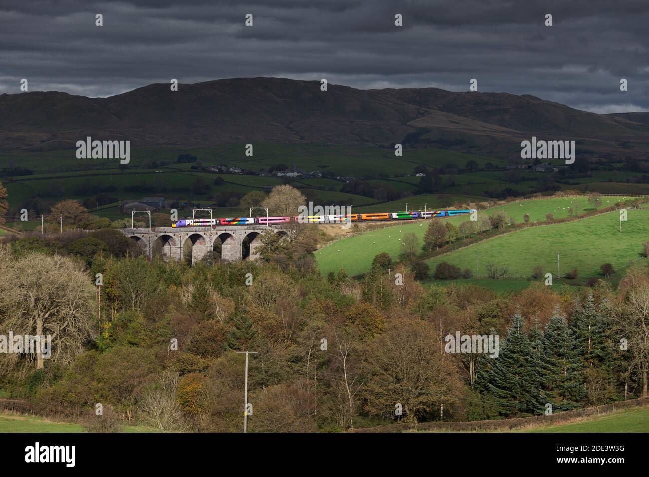 First Trenitalia Avanti West Coast Alstom Pride livery Pendolino train ...