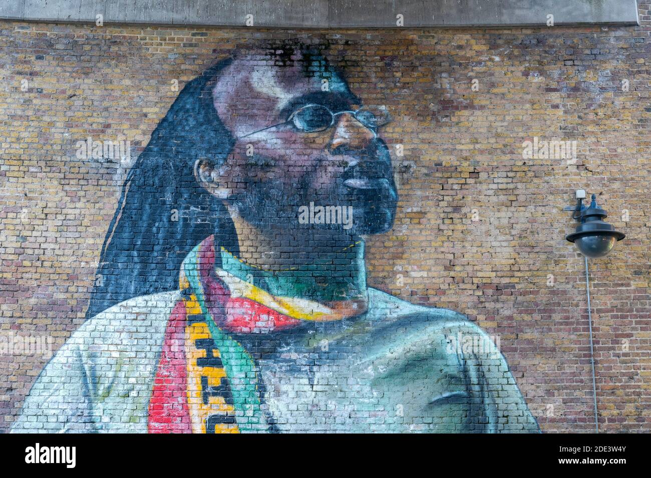 The Michael Johns mural on Popes Road on the 27th November 2020 in ...