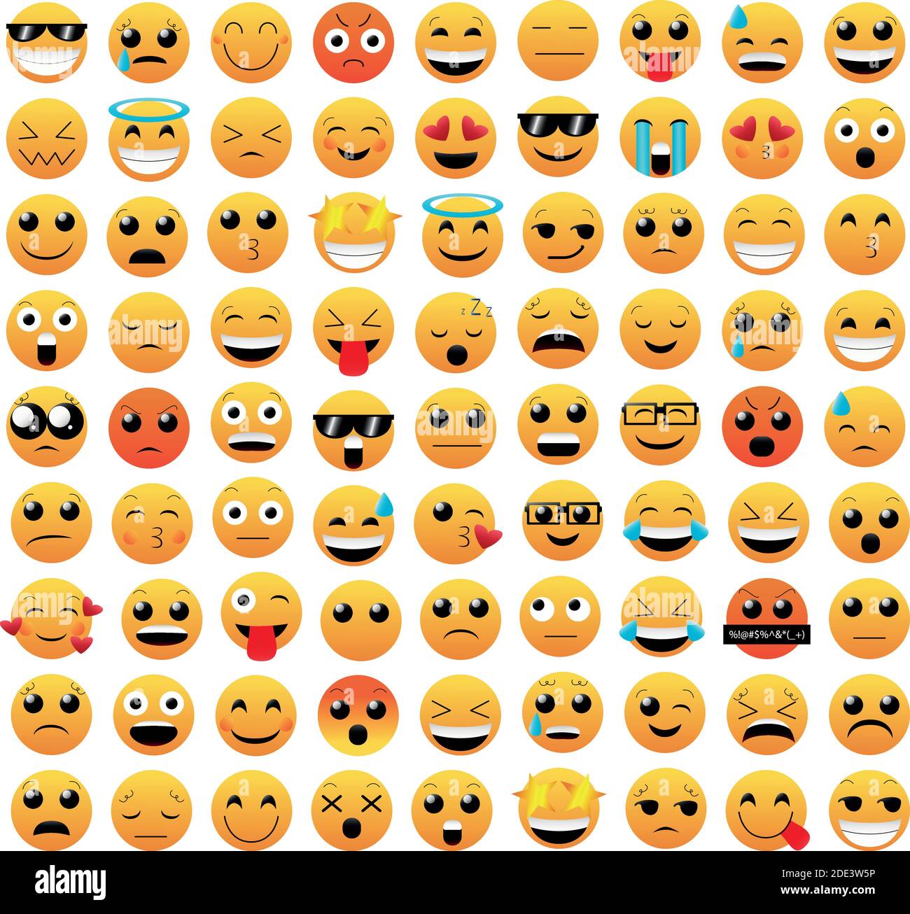 Weep emoji Stock Vector Images - Alamy