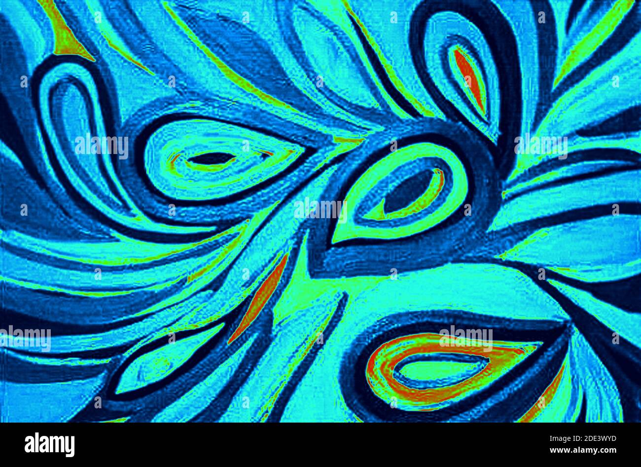 Modern swirl background pattern in blues Stock Photo - Alamy