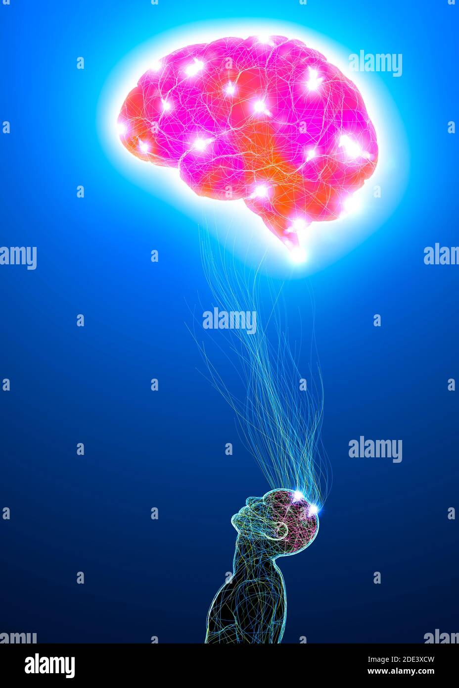 Digital consciousness, brain potential. Ideas and innovation. Free your ...