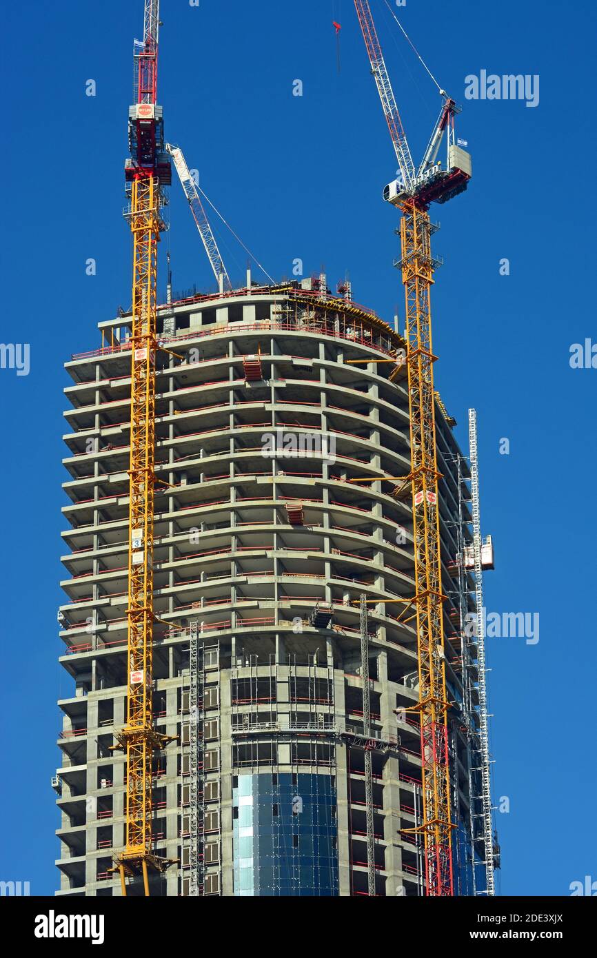 construction - New building in Tel Aviv, Israel Stock Photo - Alamy