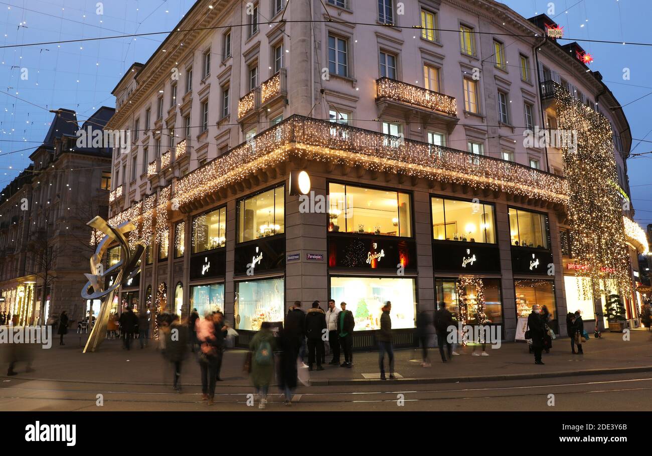 Zurich confiserie spruengli hi-res stock photography and images - Alamy
