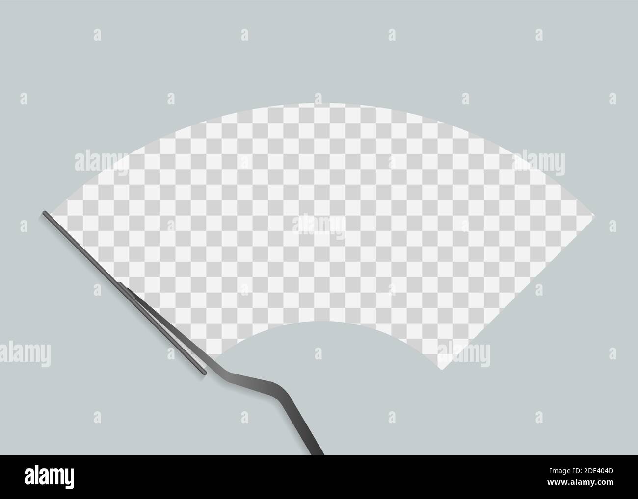 Car windscreen wipe glass, wiper cleans the windshield. Vector stock ...