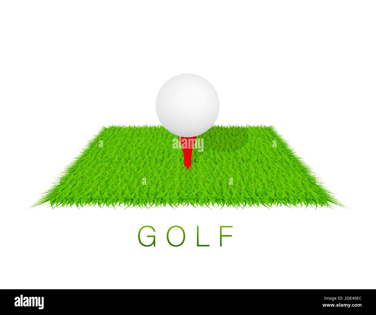 Golf background. Golf course. Vector stock illustration Stock Vector ...