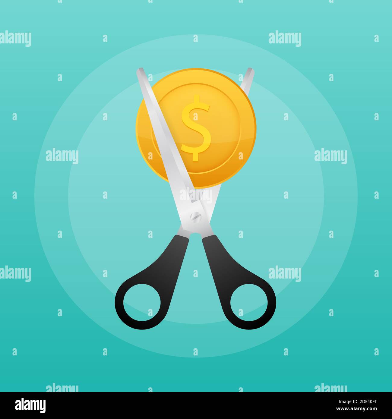 Reduction in budget Stock Vector Images - Alamy