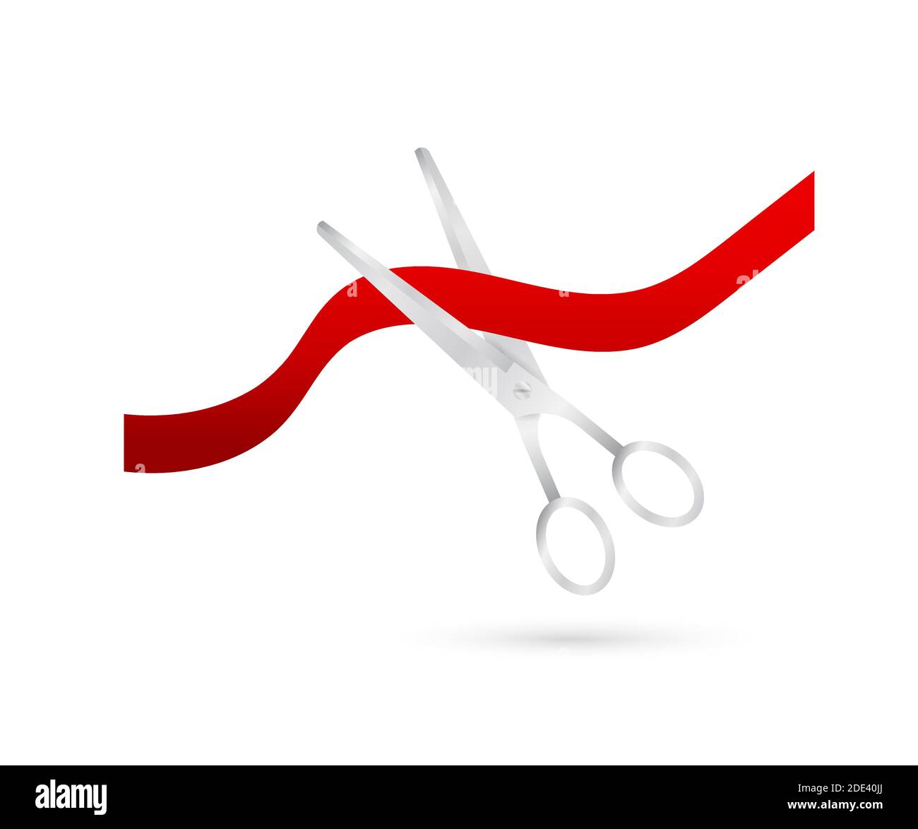 Transparent Ribbon Cutting Ribbon Cutting Cut Out Stock Images
