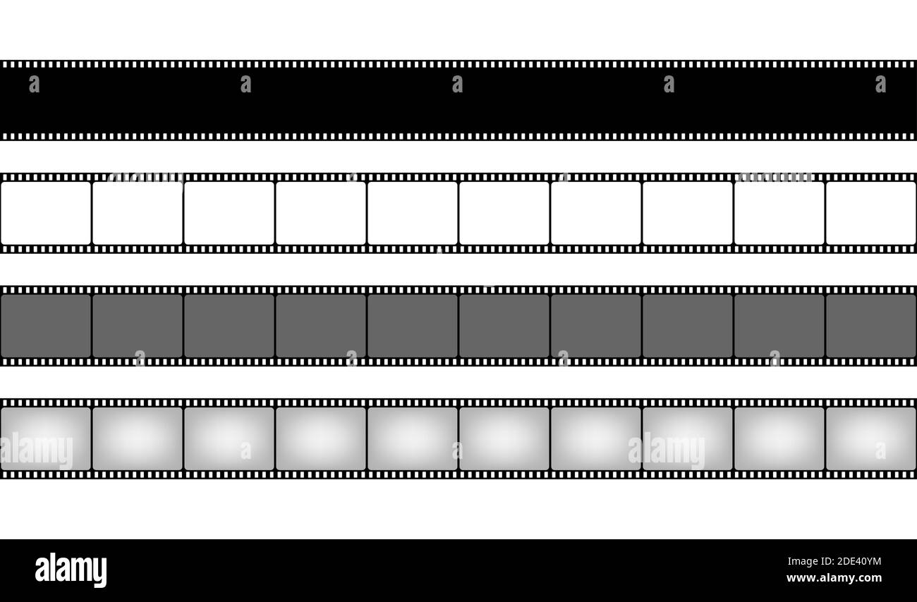Film strip collection. Cinema frame. Vector stock illustration Stock ...
