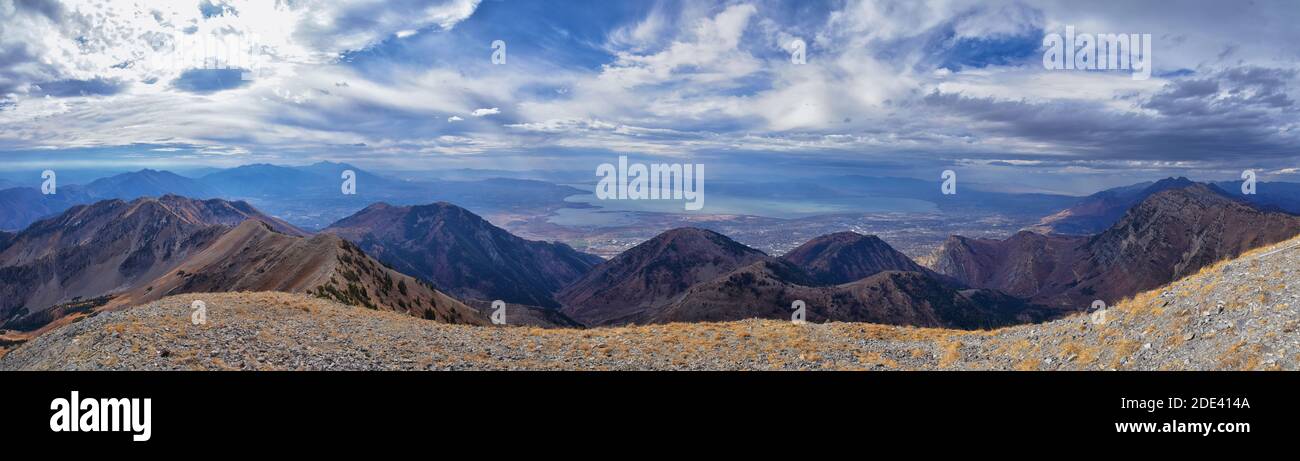 Provo Peak views from top mountain landscape scenes, by Provo, Slide ...