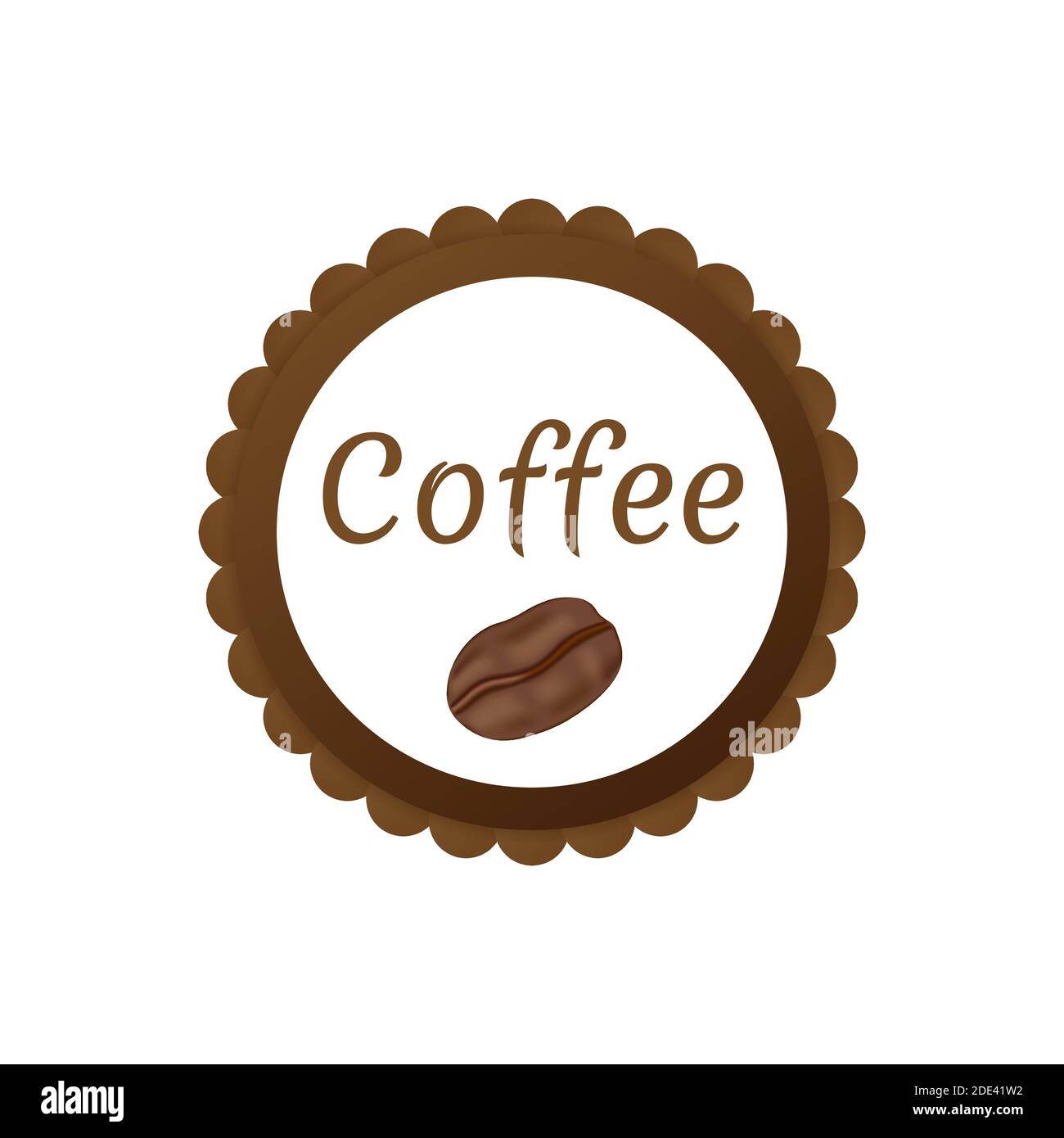 Coffee label. Badge, icon, stamp, logo. Vector stock illustration Stock ...