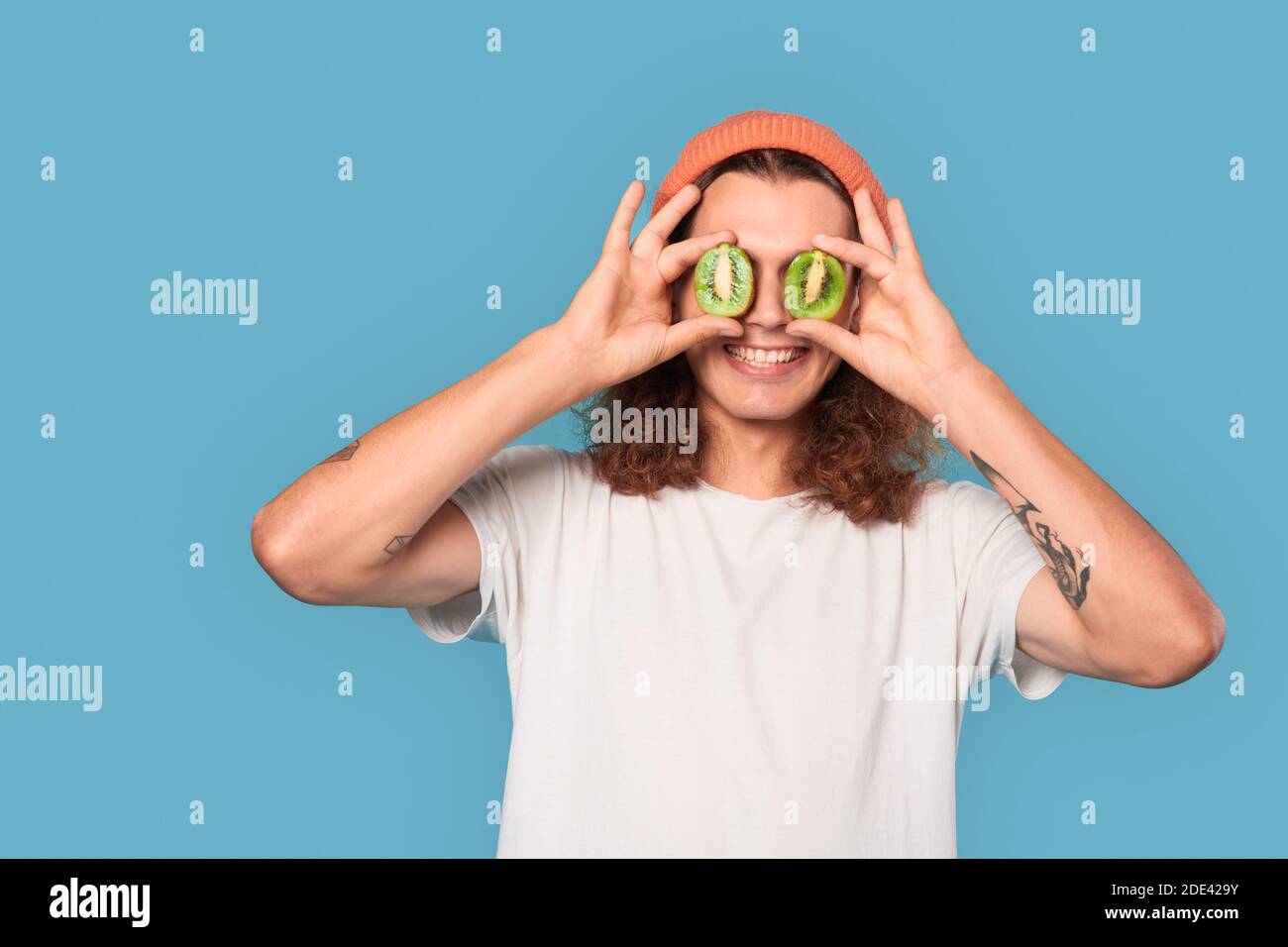 Face covered fruit hi-res stock photography and images - Alamy