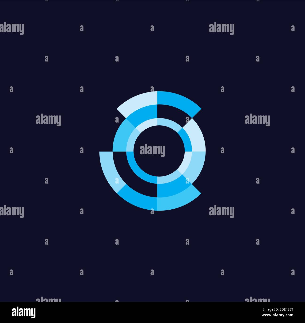 Physical security systems software and hardware vector logo concept ...