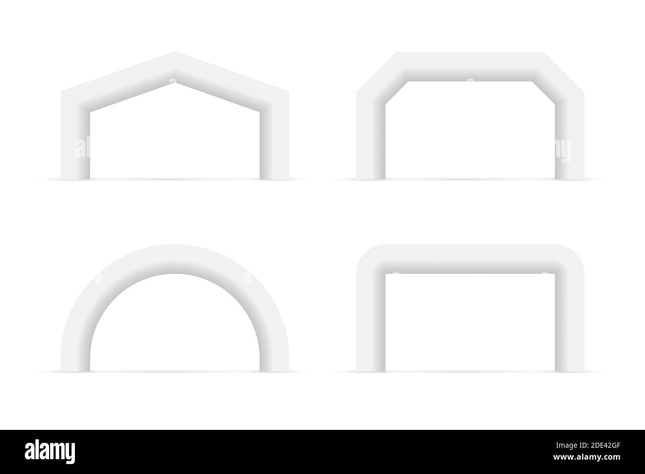 Inflatable Arch Set. Place For Sponsors Advertising. Marathon Racing ...