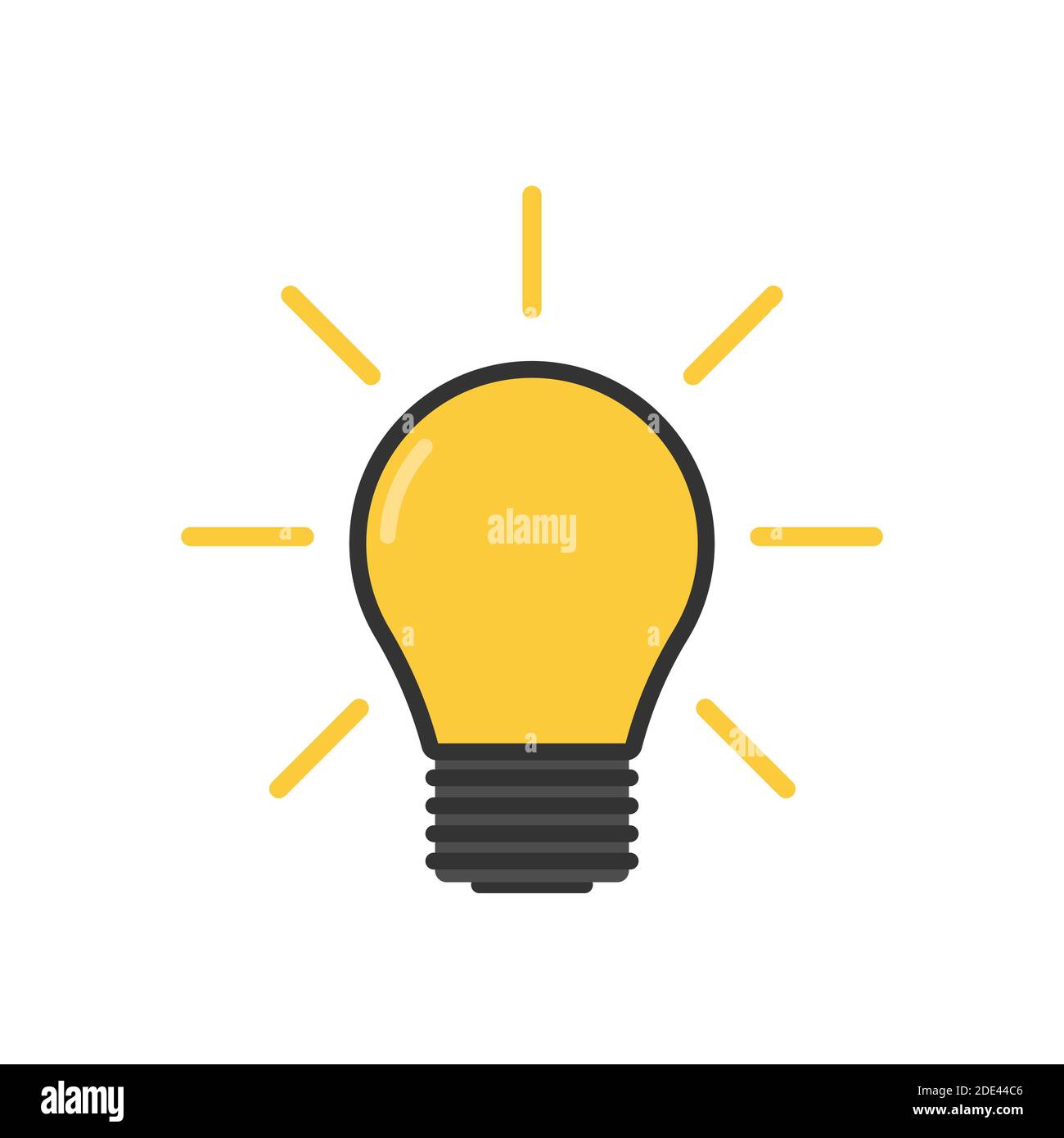 light bulb. lamp, incandescent bulb. Vector stock illustration Stock ...