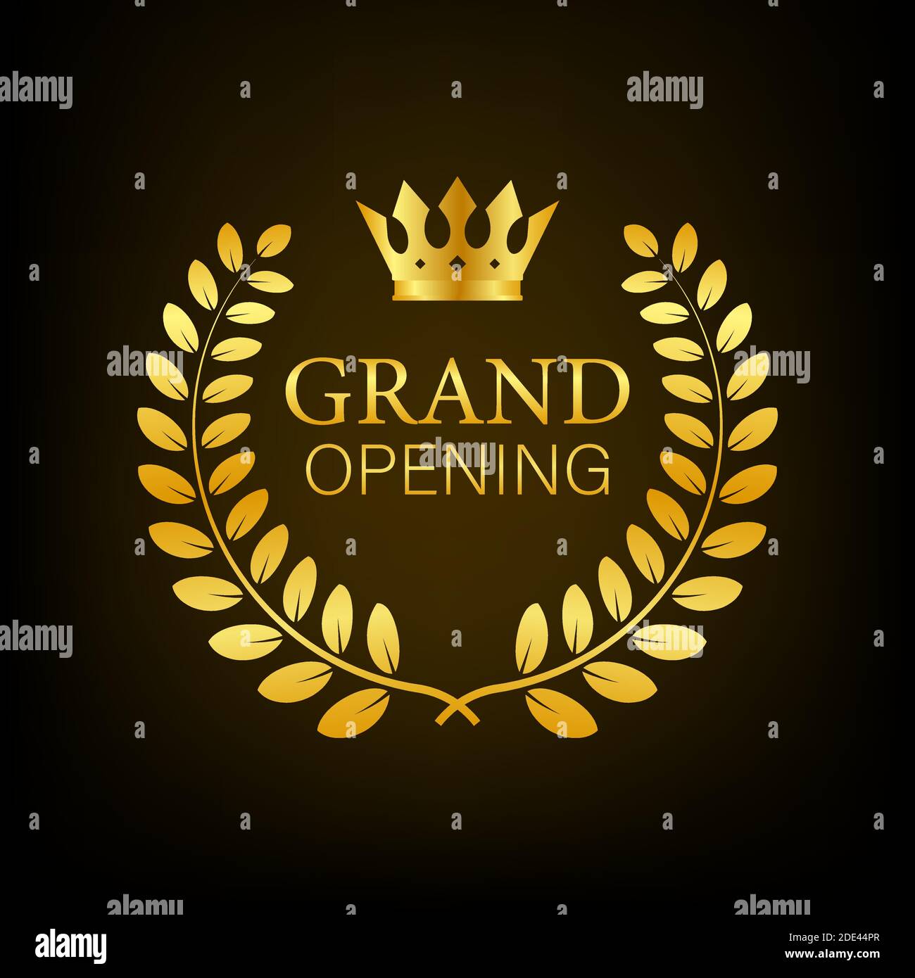 Grand opening invitation label lettering hi-res stock photography and ...