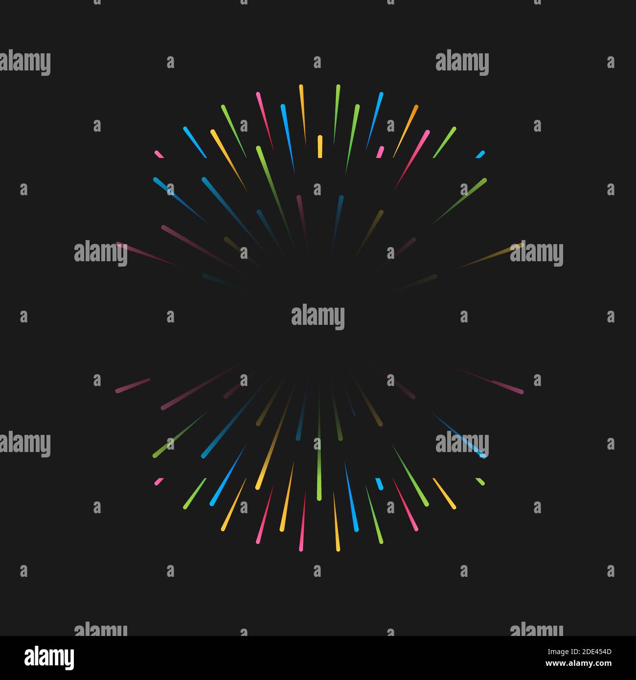 Quiz night. Firework explosion. Vector stock illustration Stock Vector ...