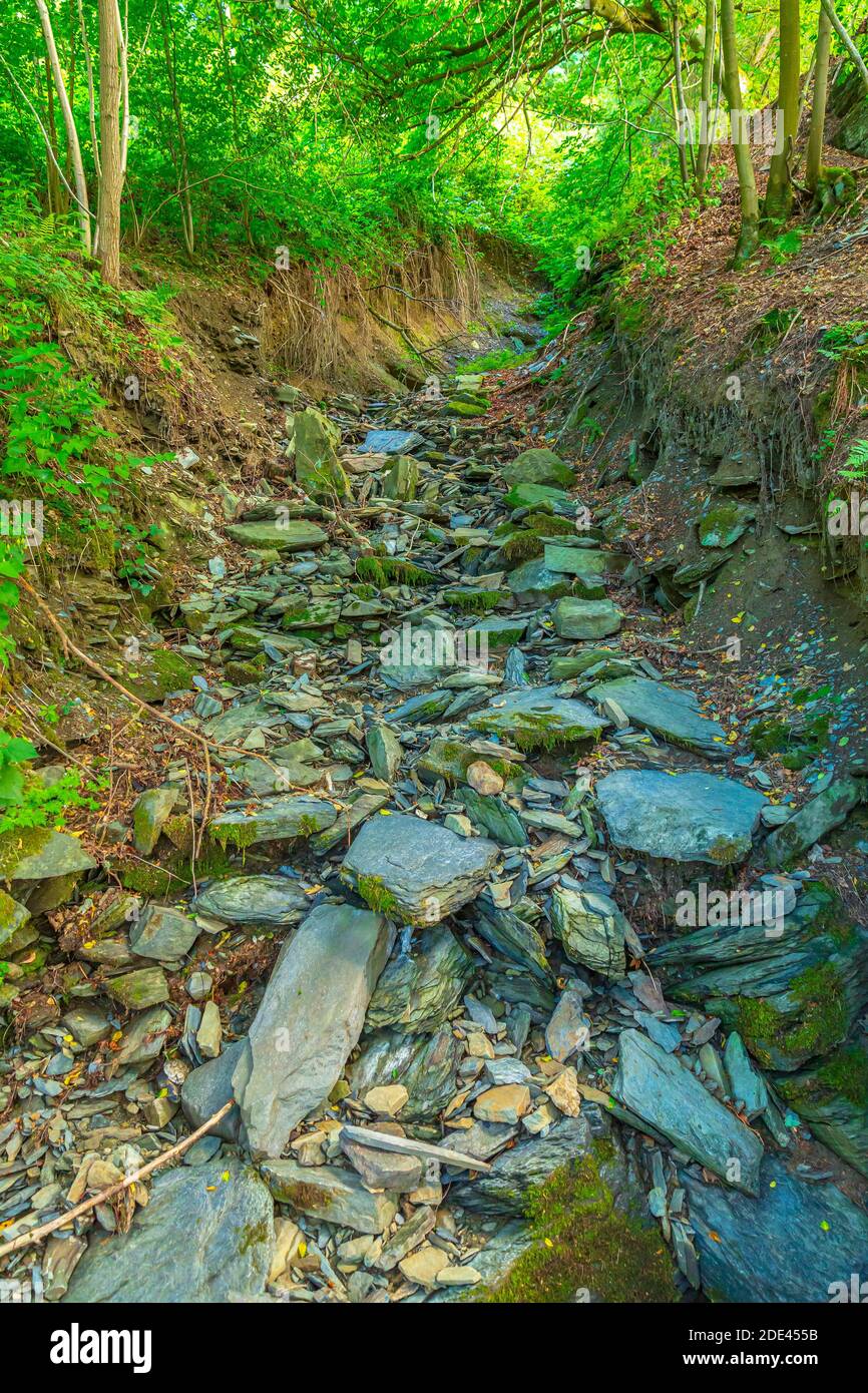 Best of the touristic village Monschau, located in the hills of the ...