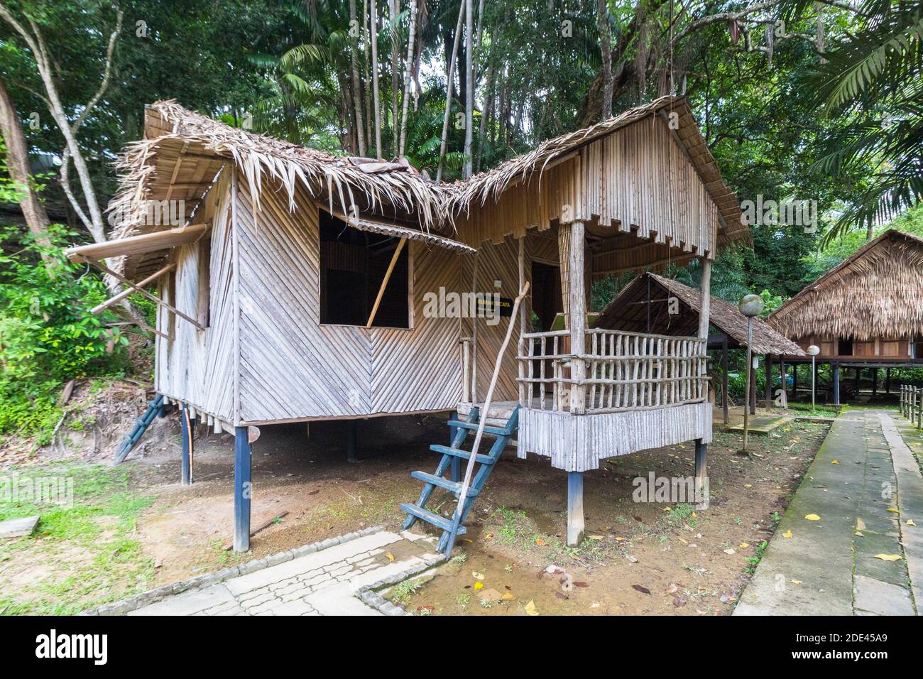 Traditional Sabah houses at the Sabah State Museum and Heritage Village ...