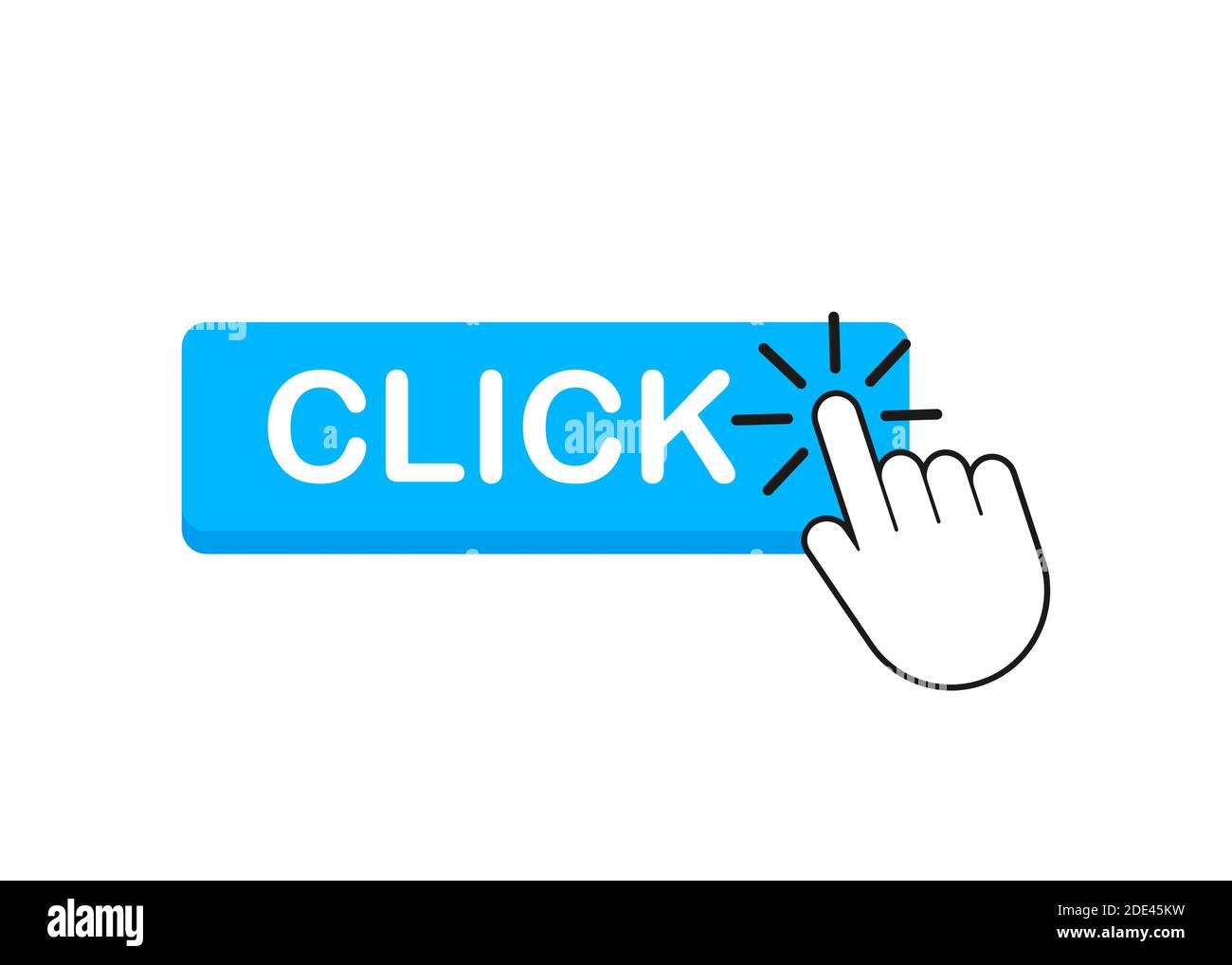 Click here transparent vector hi-res stock photography and images - Alamy