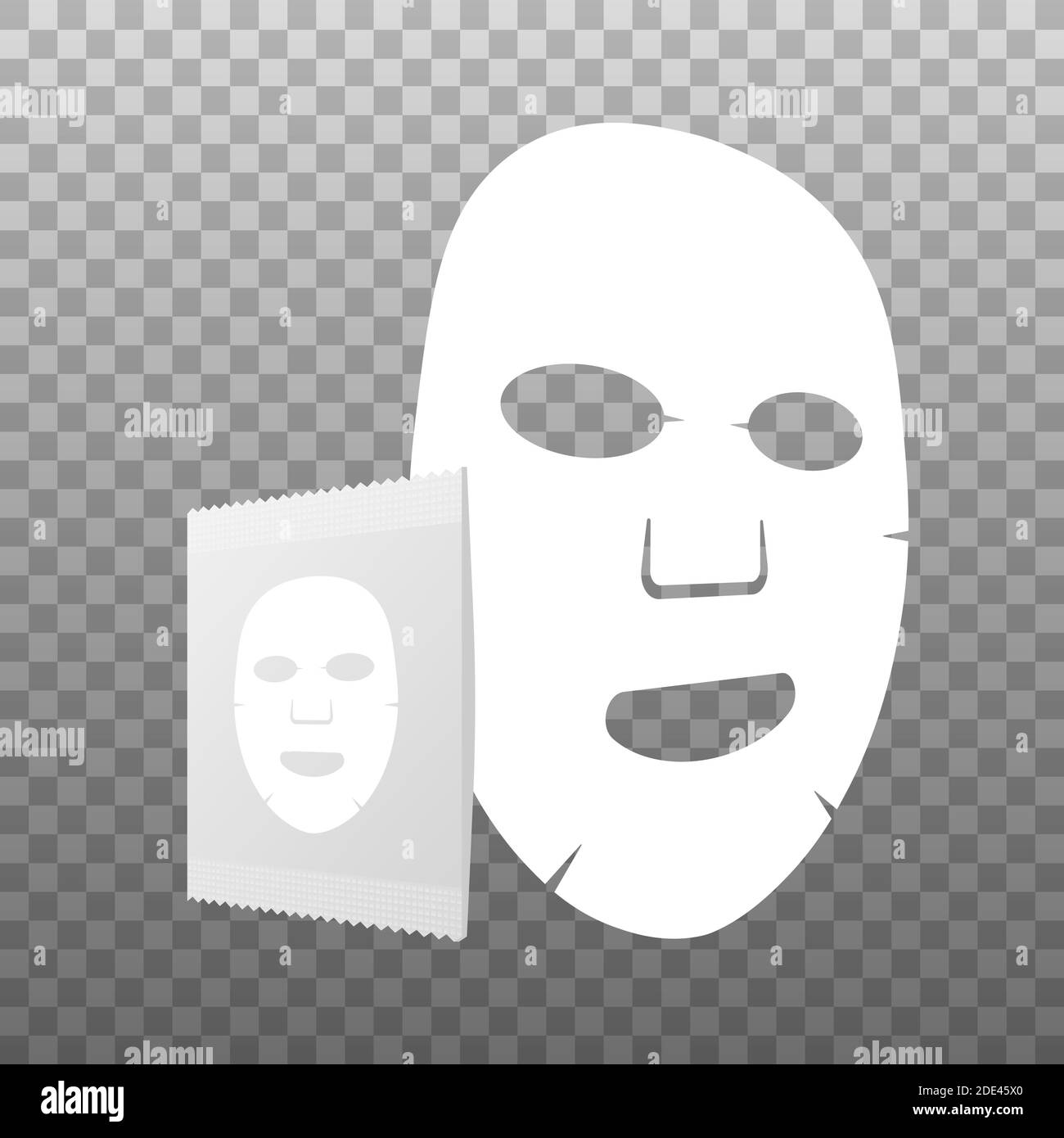Facial mask flat icon. Medicine, cosmetology and health care. Vector ...